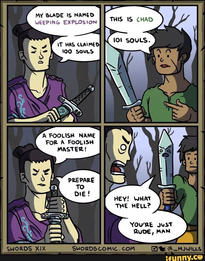 Sword comics - MY BLADE Is NAMED WEEPING EXPLOSION \T HAS CLAIMED! 100 ...