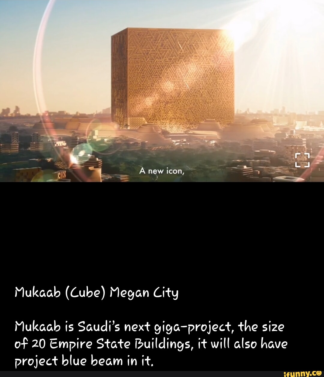 Anew icon, Mukaab (Cube) Megan City Mukaab is Saudi's next giga-project ...