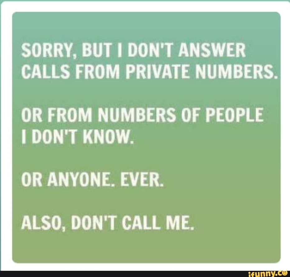 Private Calls Memes
