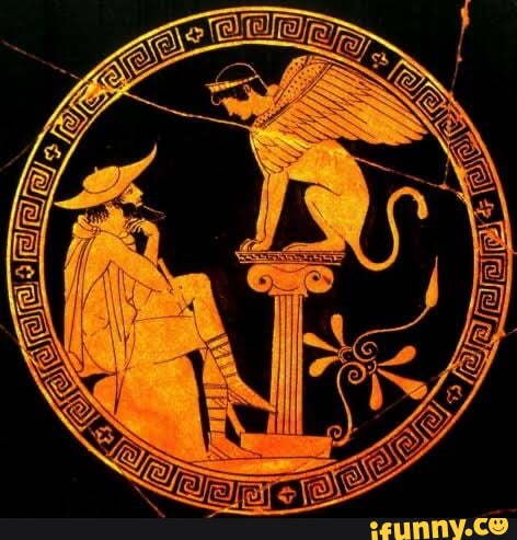Oedipus_and_the_sphinx memes. Best Collection of funny Oedipus_and_the ...