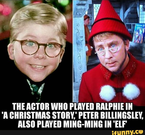 THE ACTOR WHO PLAYED RALPHIE IN 'ACHRISTMAS STORY, PETER BILLINGSLEY ...