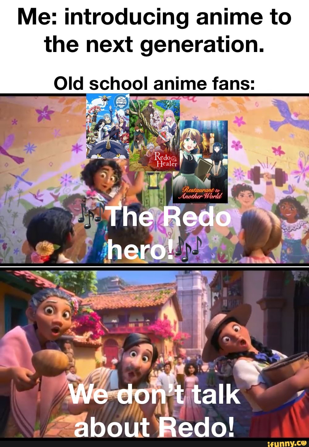 Me: introducing anime to the next generation. Old school anime fans ...