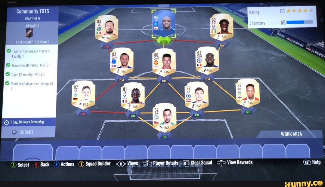 #FIFA - Community TOTS STARTING XI REWARDS COMMUNITY TOTS PI @ Team of ...