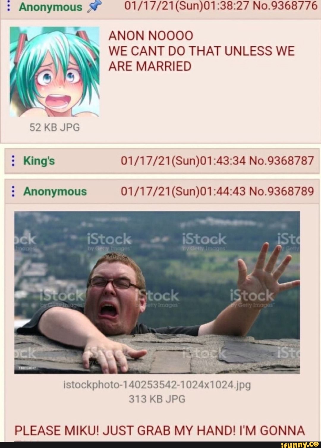 : Anonymous No.9368776 ANON NOOOO WE CANT DO THAT UNLESS WE ARE MARRIED ...