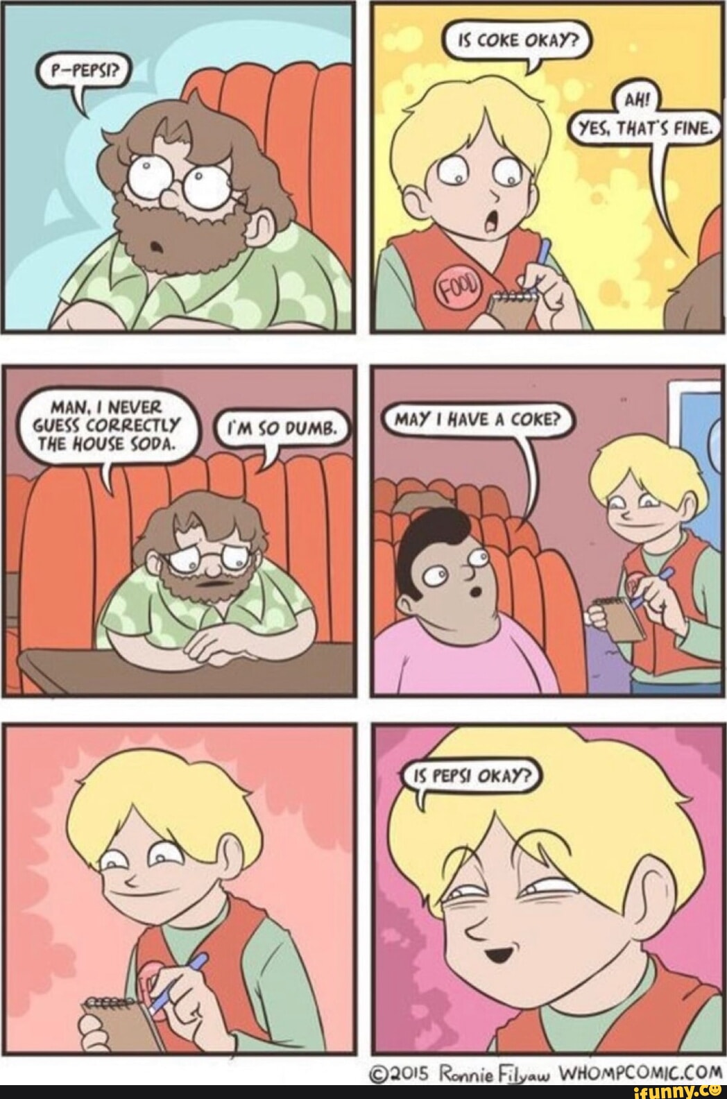 MAN, I NEVER GUESS CORRECTLY THE HOUSE SODA. Ronnie Filyaw WHOMPCOMIC ...