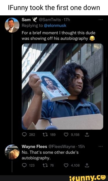 IFunny took the first one down Sam For a brief moment I thought this ...