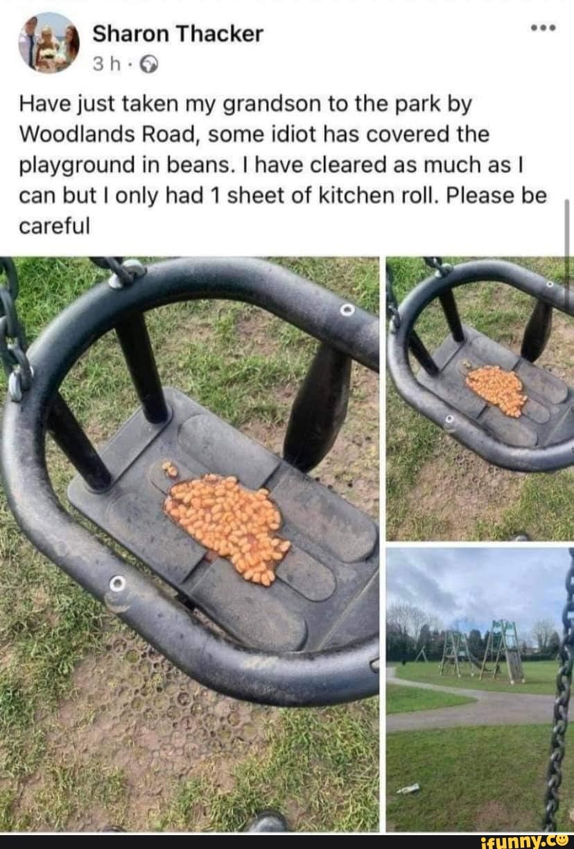 Sharon Thacker an- Have just taken my grandson to the park by Woodlands ...