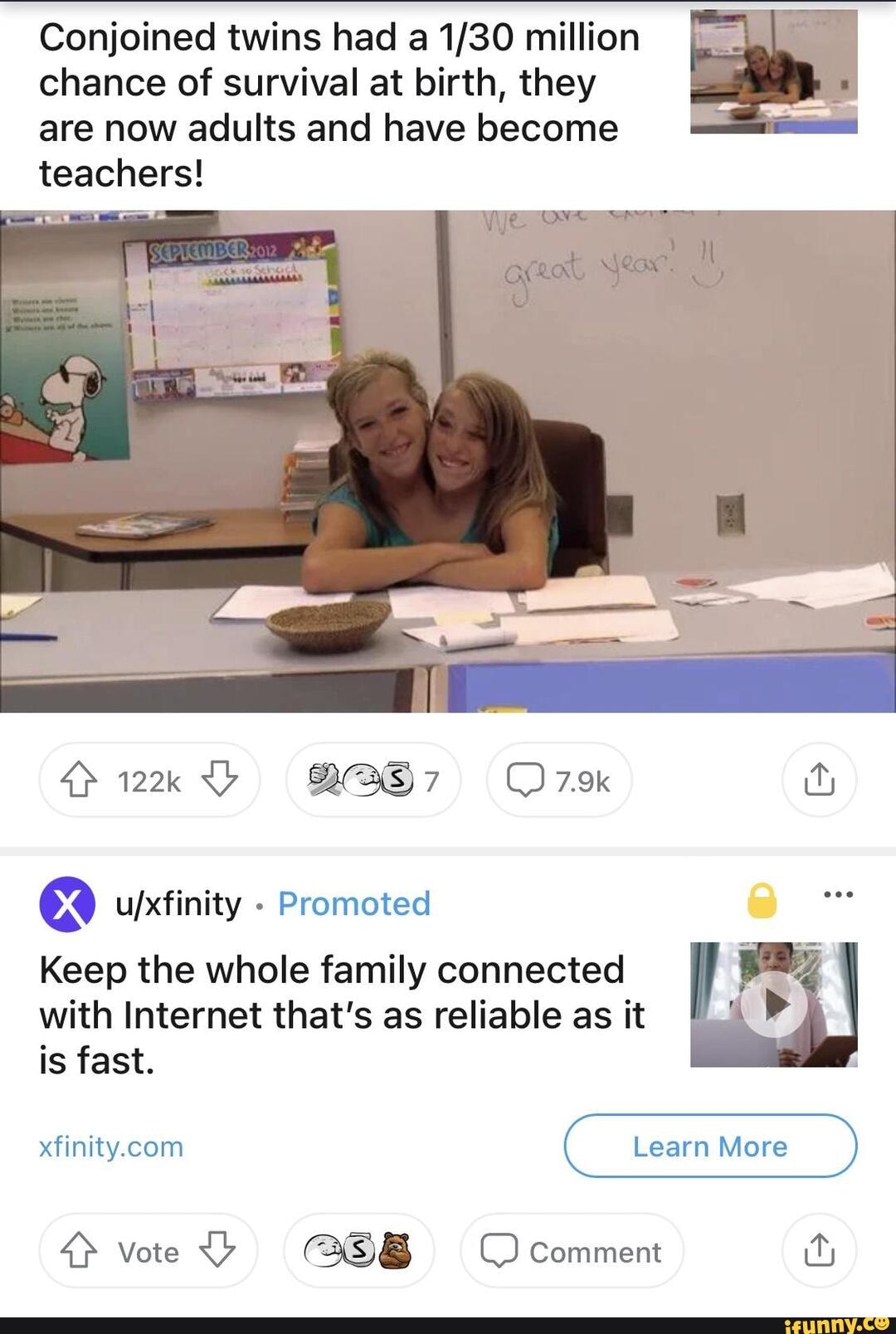 Xfinity marketing runs deep! Stay connected my friends ? - Conjoined ...