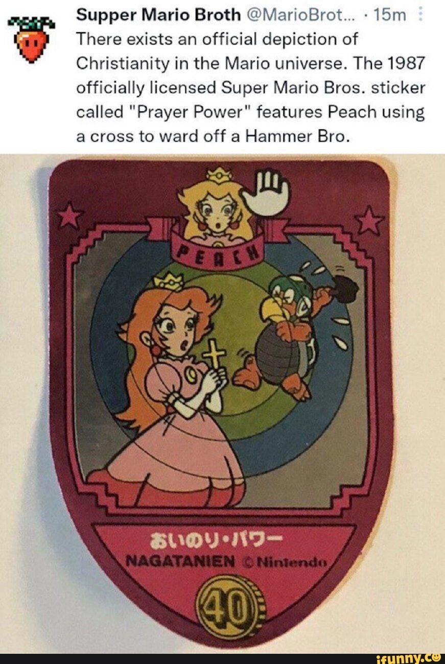Supper Mario Broth MaroBrot.. There exists an official depiction of ...