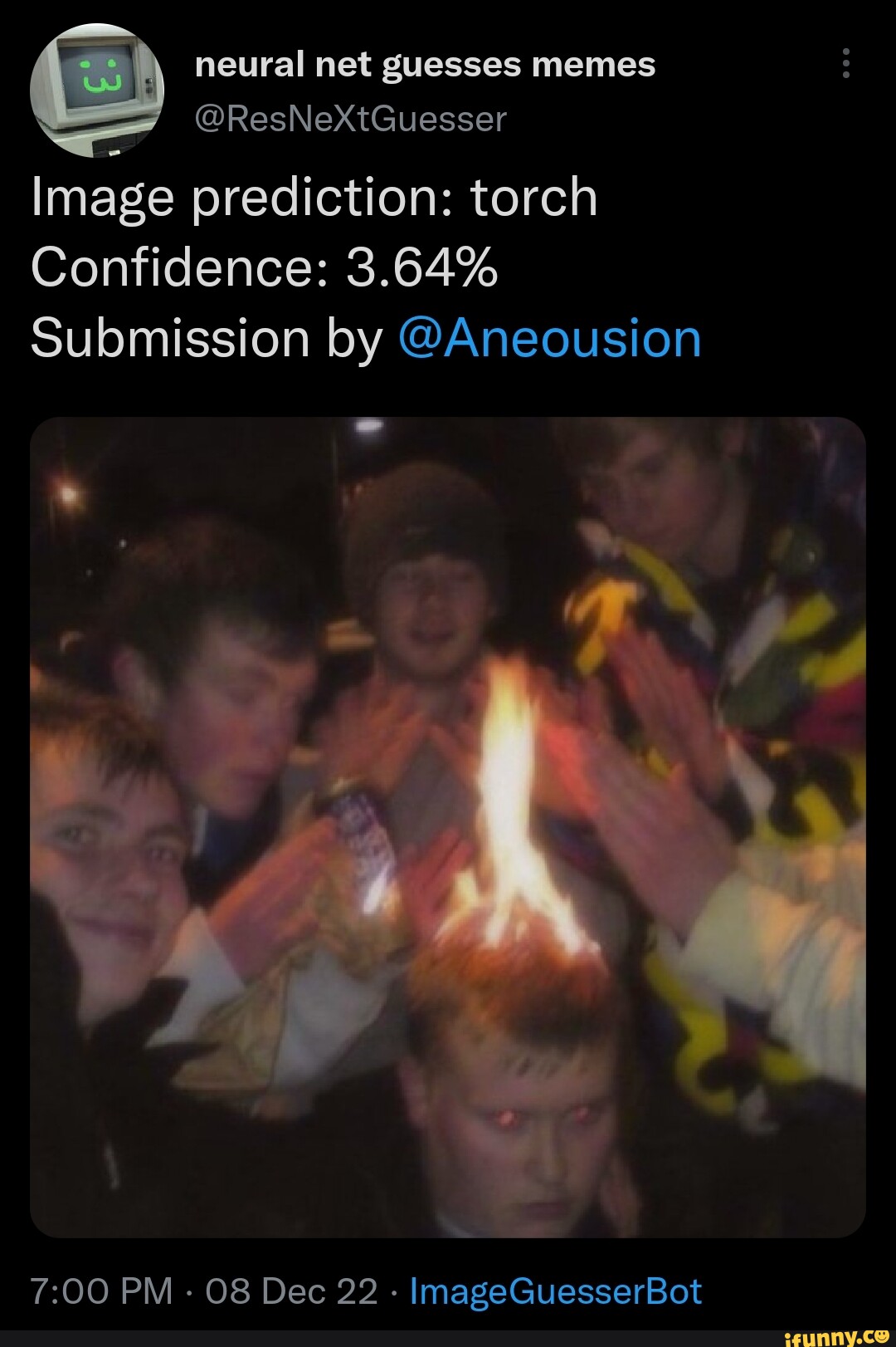 Neural net guesses memes @ResNeXtGuesser Image prediction: torch ...