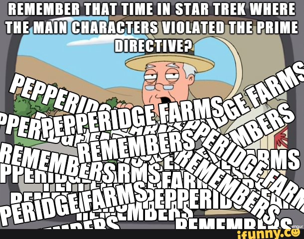 Watching all of Star Trek again... - REMEMBER THAT TIME IN STAR TREK ...