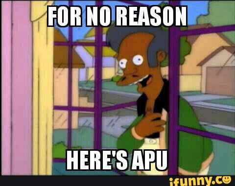 Apu_nahasapeemapetilon memes. Best Collection of funny Apu ...