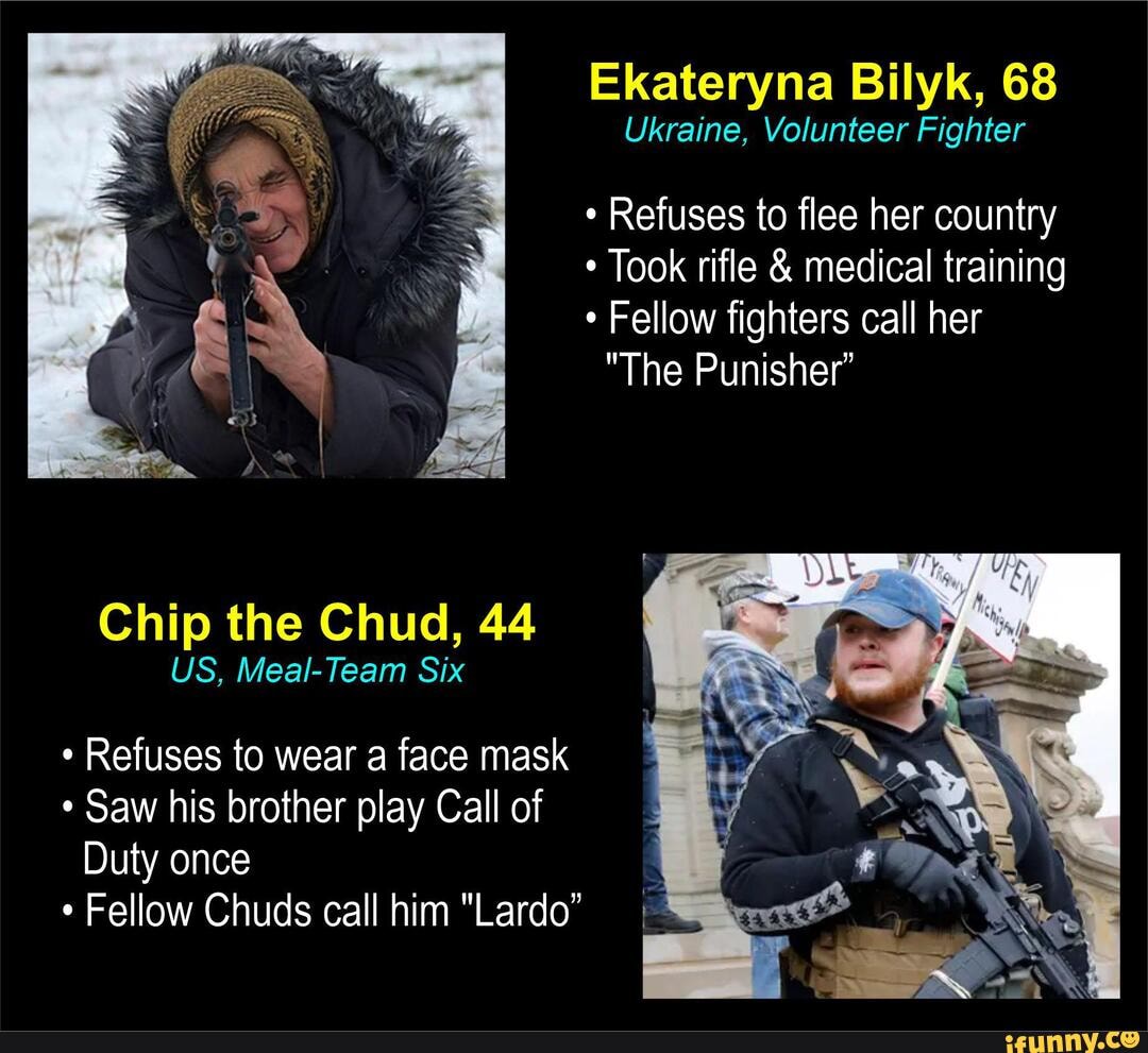 Chip the Chud, 44 US, Meal-Team Six Refuses to wear a face mask Saw his ...