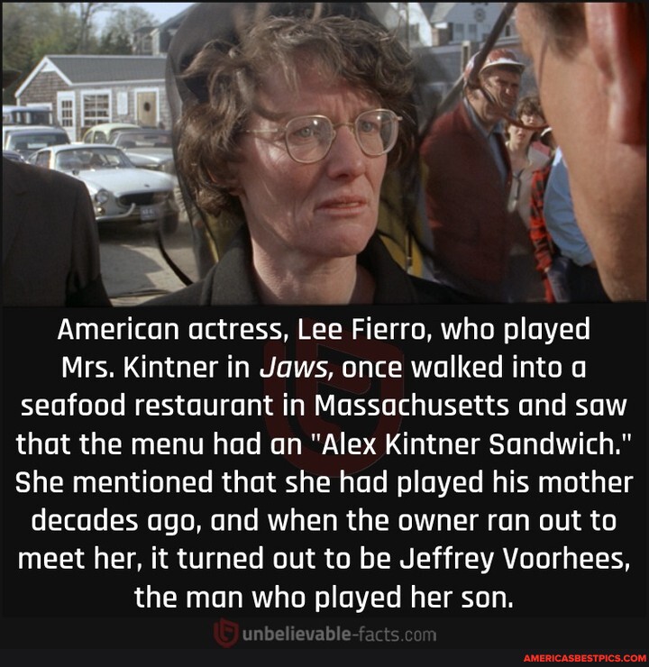 N/A - American actress, Lee Fierro, who played Mrs. Kintner in Jaws ...