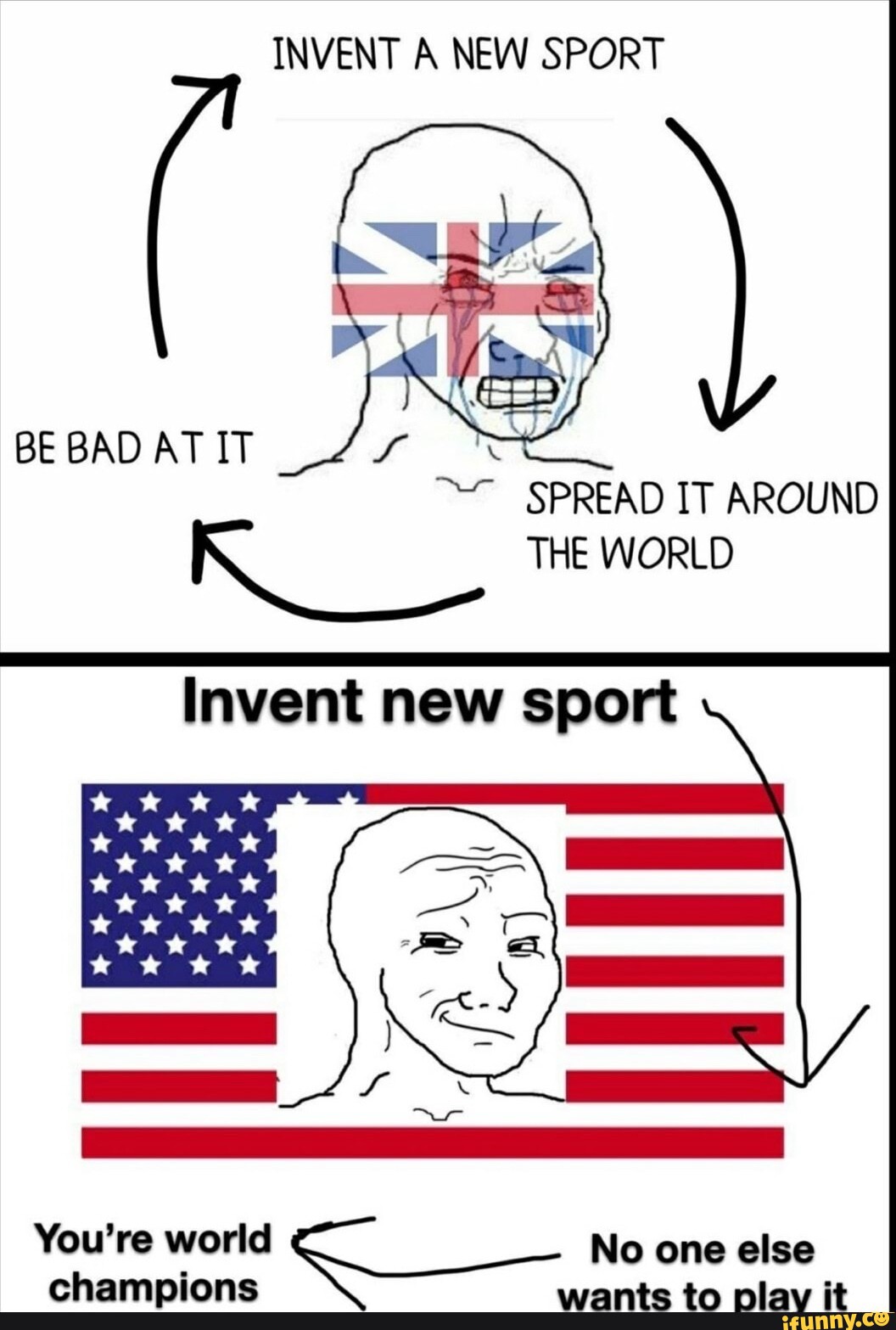 INVENT A NEW SPORT SPREAD IT AROUND THE WORLD Invent new sport BAD AT ...