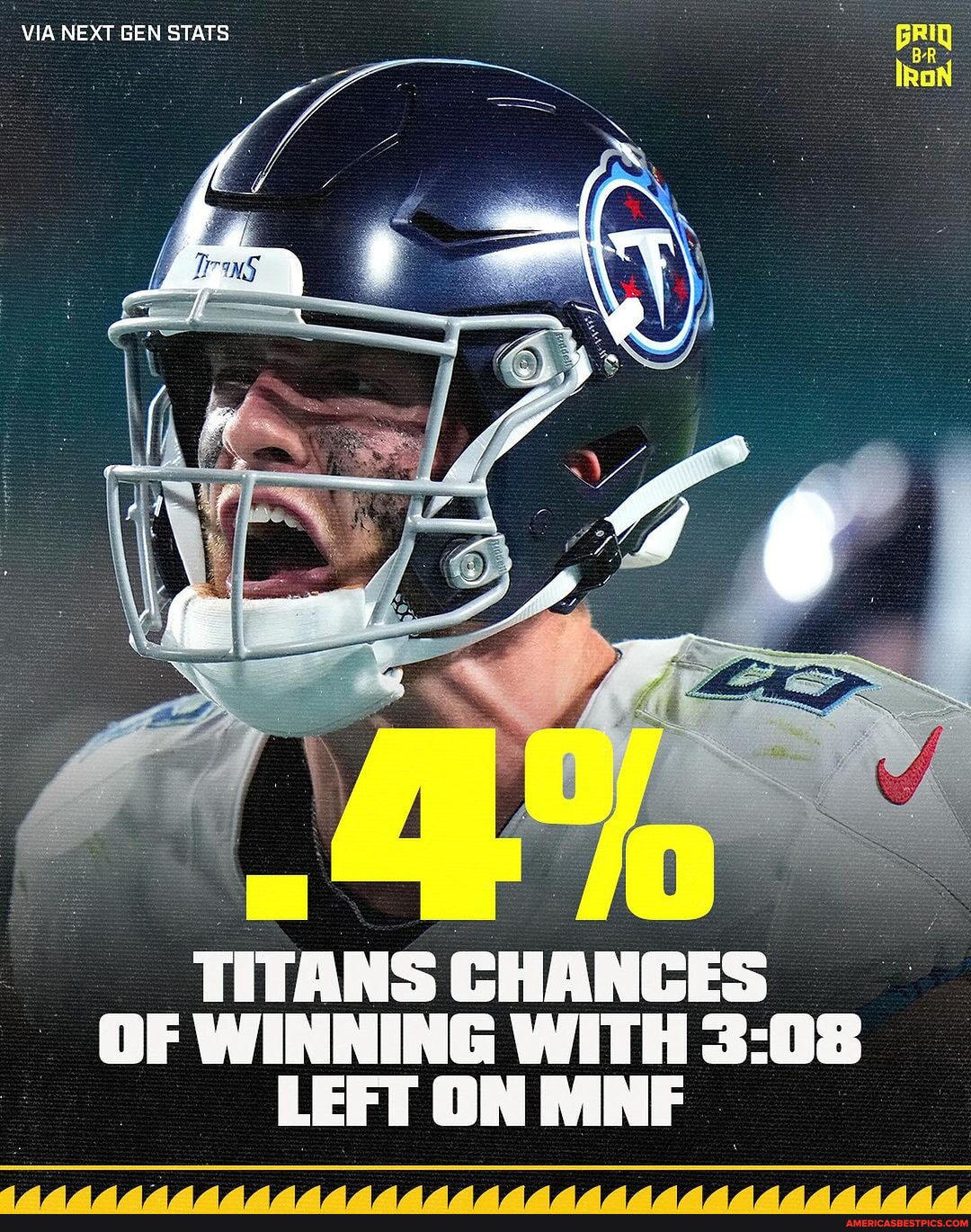 The Titans are the comeback kids 🔥 - VIA NEXT GEN STATS BR TITANS ...