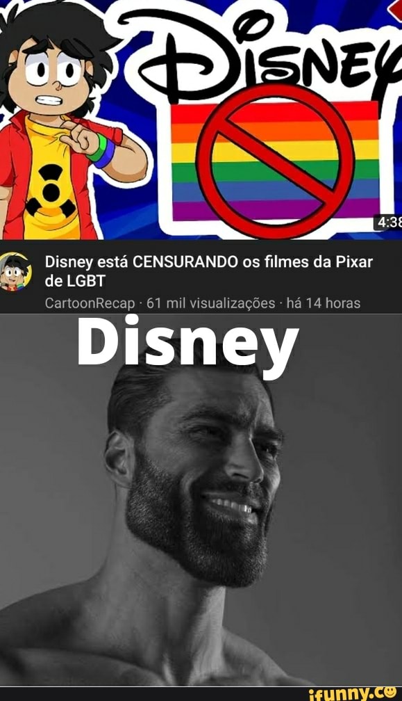 Disney está CENSURANDO os filmes da Pixar de LGBT CartoonRecap 61 mil ...
