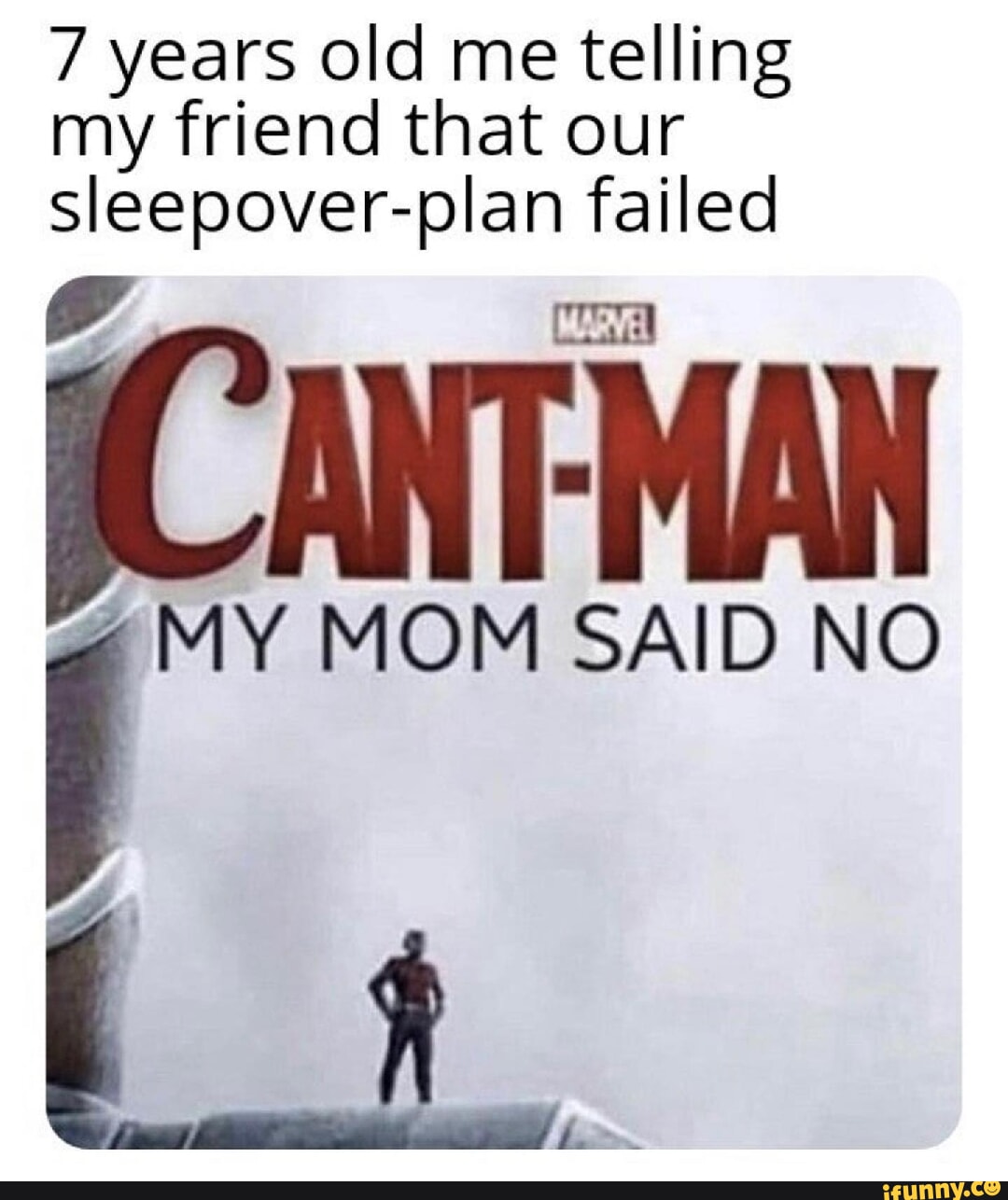 7 years old me telling my friend that our sleepover-plan failed I I I I ...