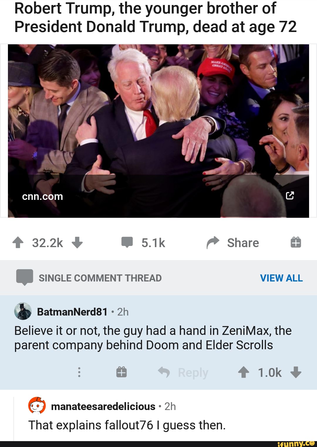 Robert Trump, the younger brother of President Donald Trump, dead at ...