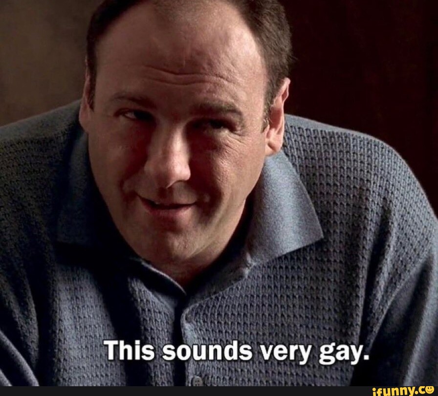 This sounds very gay. - iFunny