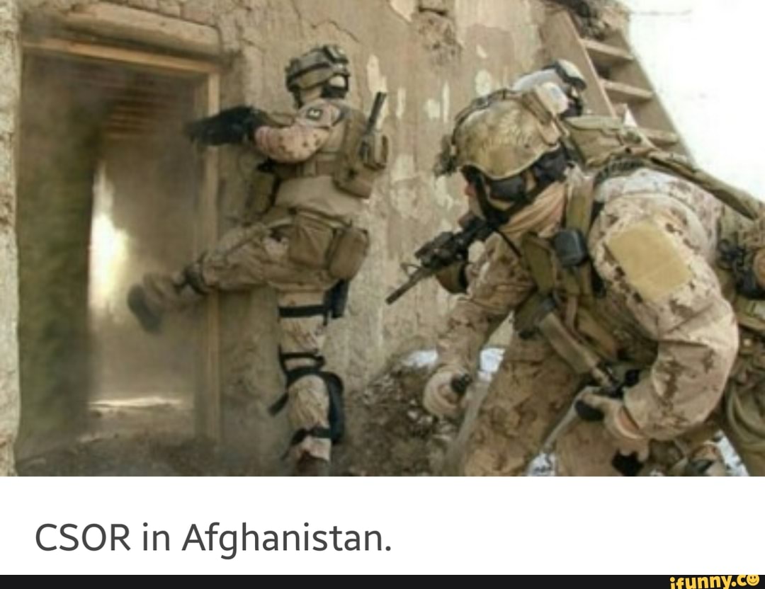 CSOR in Afghanistan. - iFunny