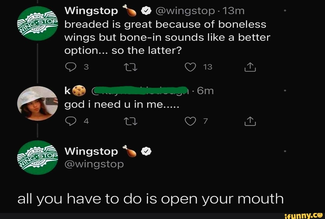 Wingstop @ @wingstop breaded is great because of boneless wings but ...
