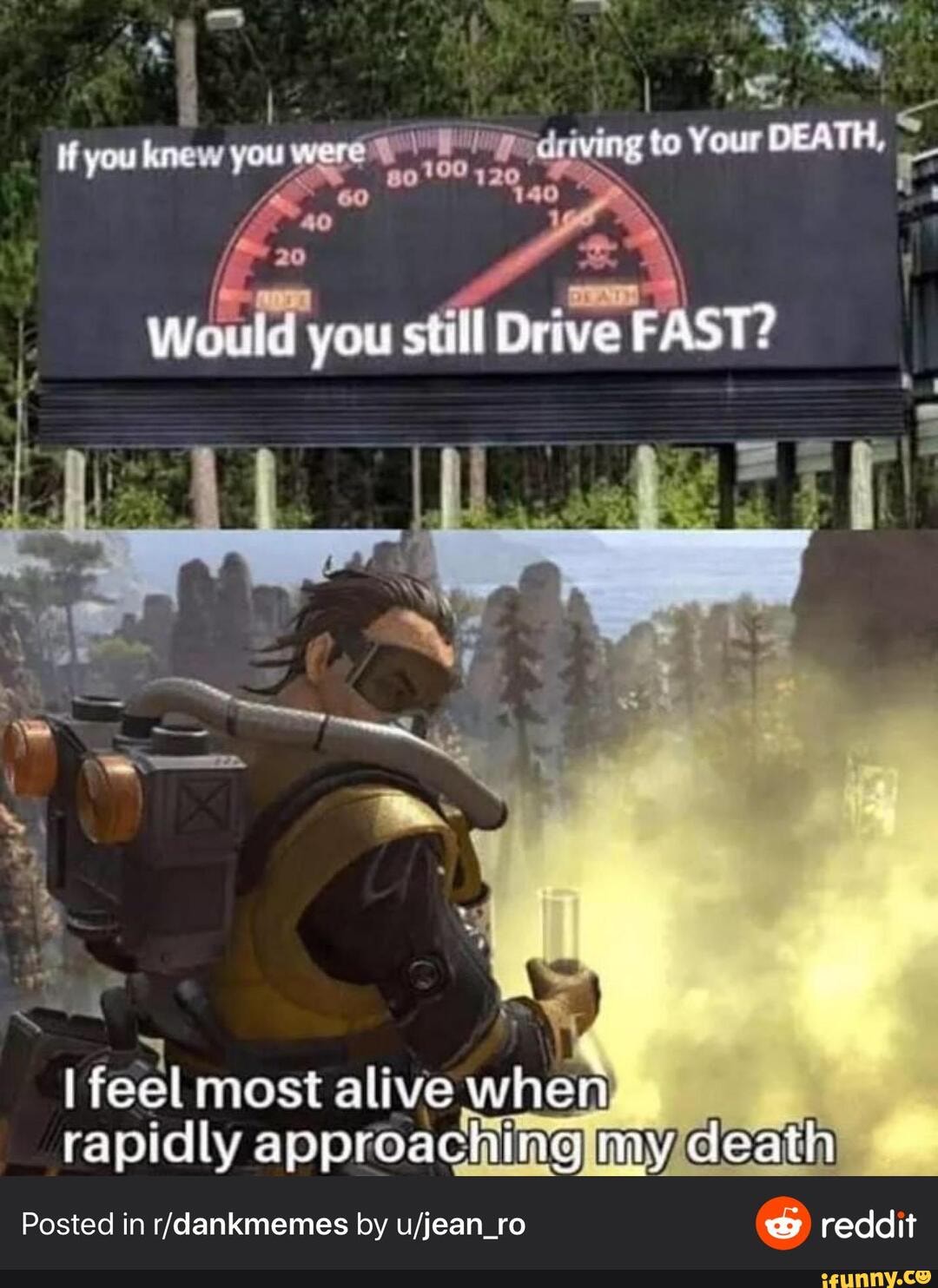 I feel most alive when rapidly approachimolmy, Posted in r/dankmemes by ...