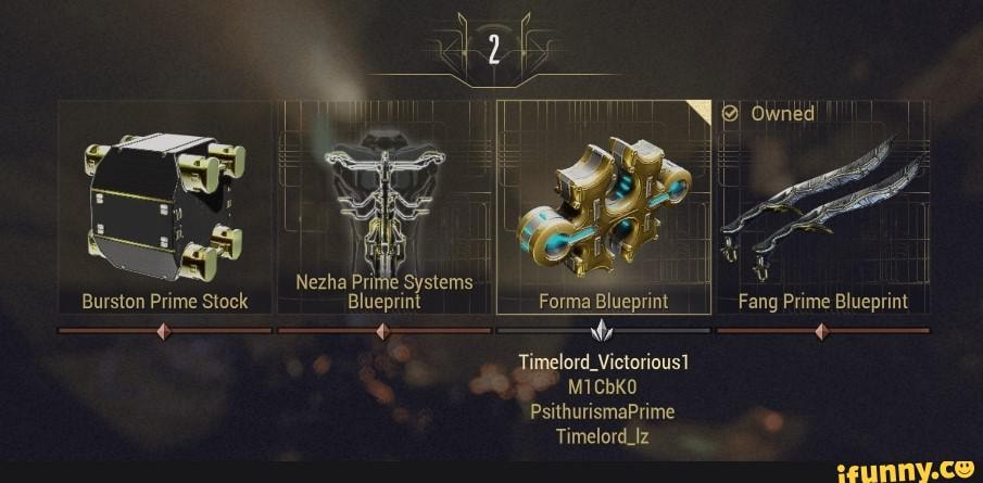 Nezha Prime Systems Burston Prime Stock Blueprint Forma Blueprint Fang ...