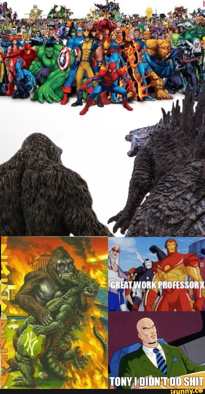 GREAT WORK PROFESSOR X TONY I DIDN'T DO SHIT - iFunny
