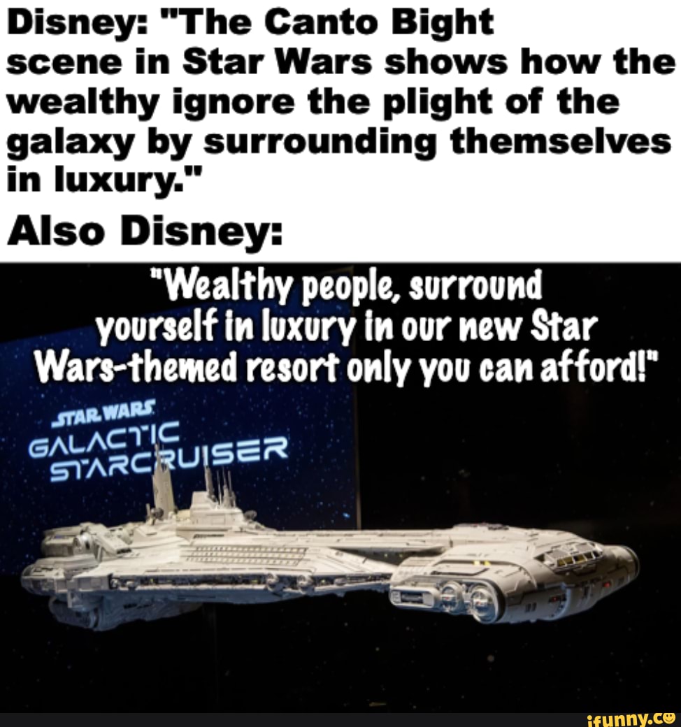 Disney: "The Canto Bight scene in Star Wars shows how the wealthy ...