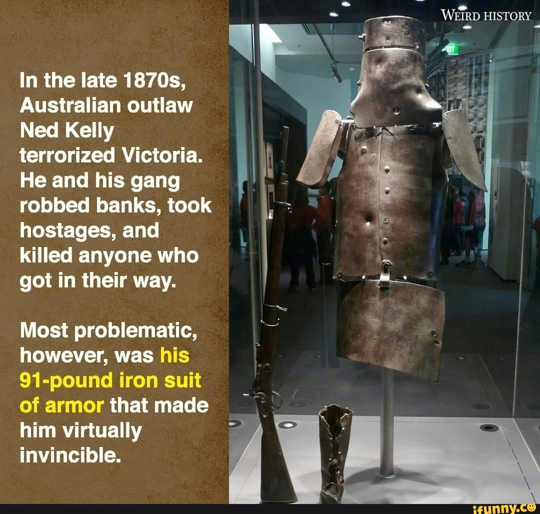 In the late 1870s, Australian outlaw Ned Kelly terrorized Victoria. He ...