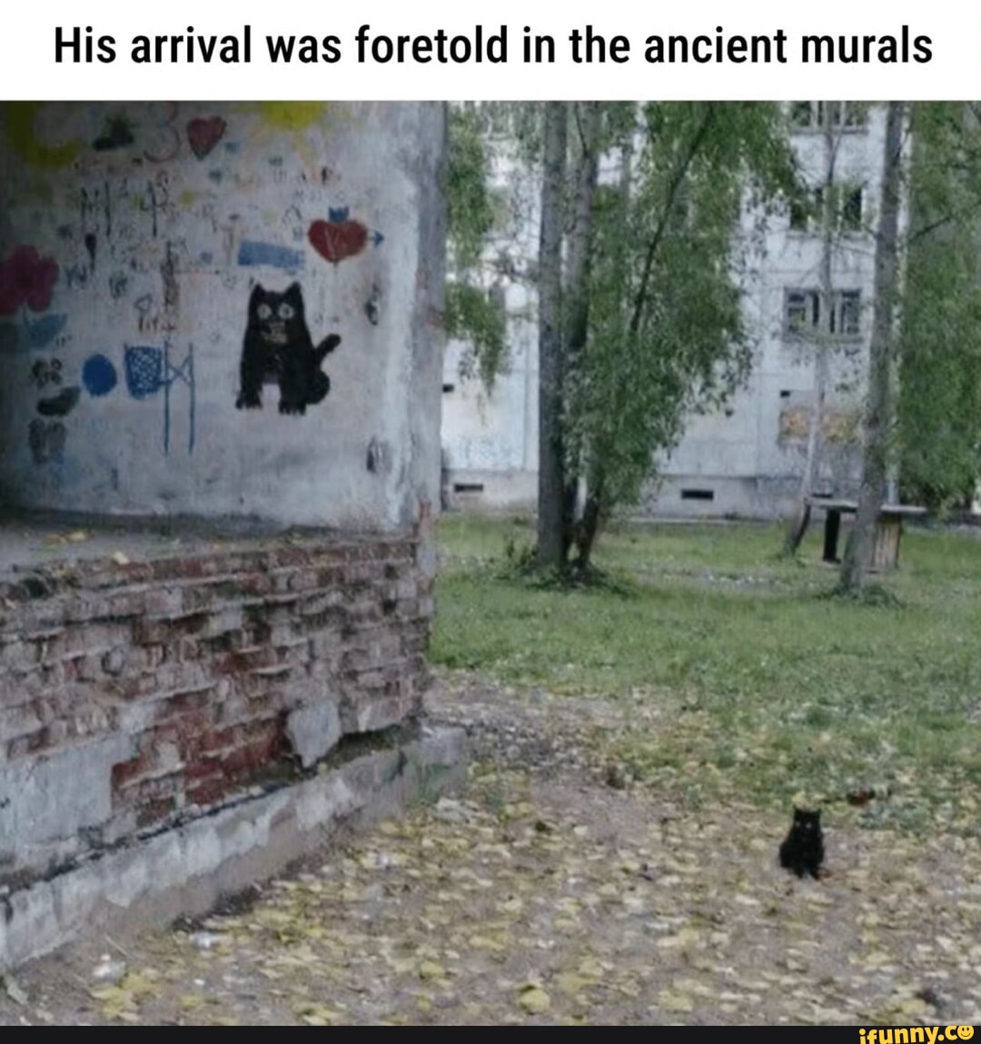 His arrival was foretold in the ancient murals I ties I - iFunny