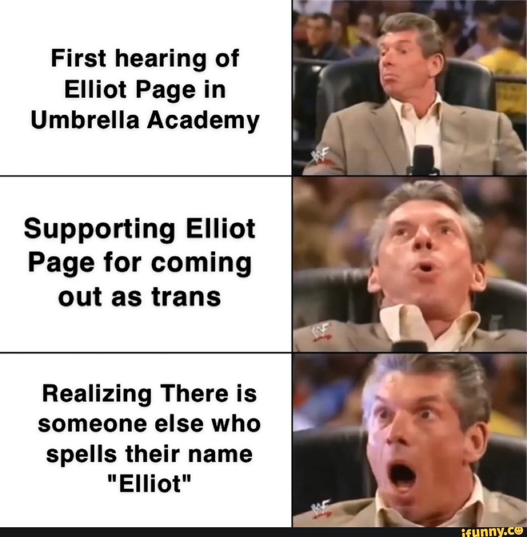 First hearing of Elliot Page in Umbrella Academy Supporting Elliot Page ...