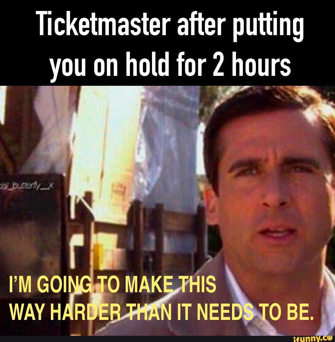 #meme #dankmemes #music #tickets - Ticketmaster after putting you on ...