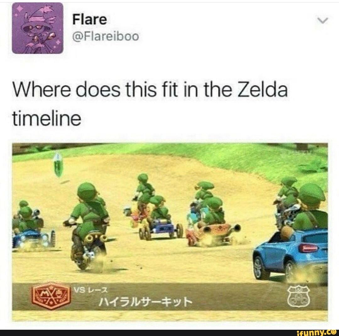 Where does this fit in the Zelda timeline - iFunny