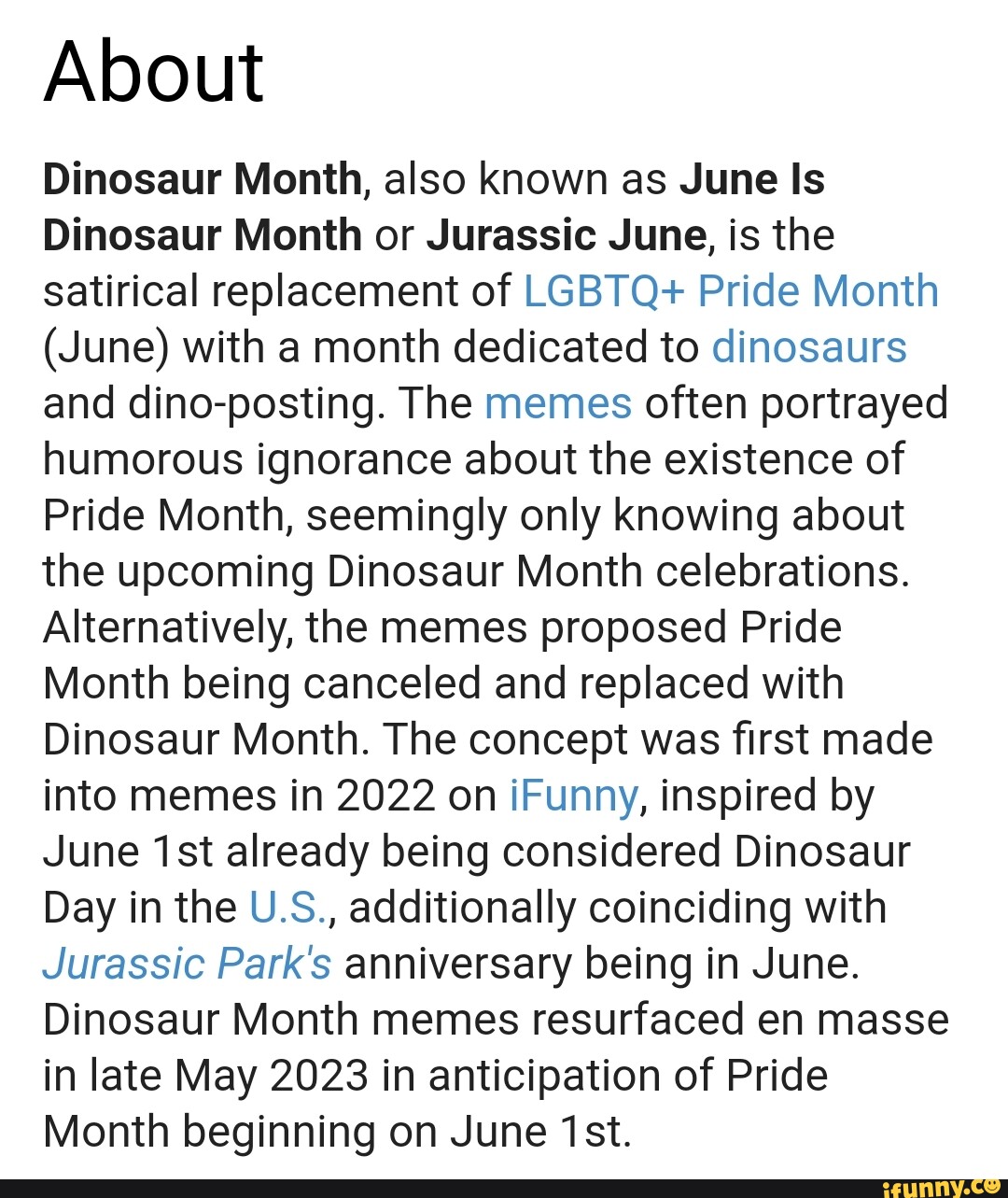 About Dinosaur Month, also known as June Is Dinosaur Month or Jurassic ...