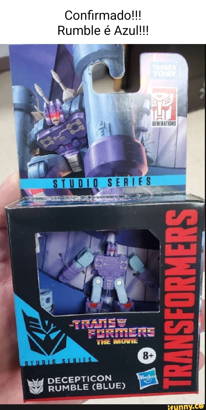 Confirmado!!! Rumble é Azul!!! THE MIOWIE DECEPTICON RUMBLE (BLUE ...