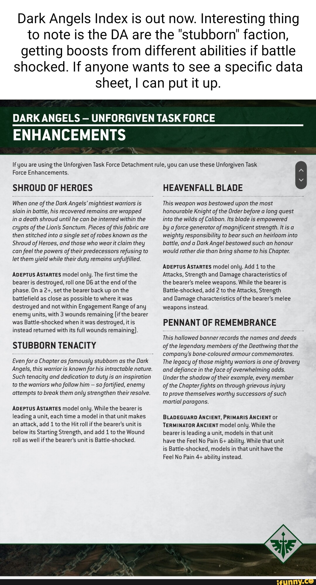 Darkangels memes. Best Collection of funny Darkangels pictures on iFunny