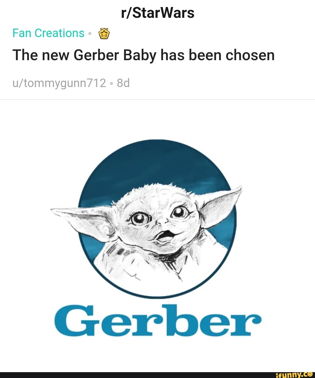Fan Creations The new Gerber Baby has been chosen Gerber - iFunny
