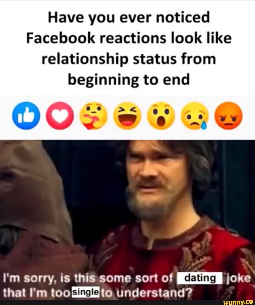 Have you ever noticed Facebook reactions look like relationship status ...
