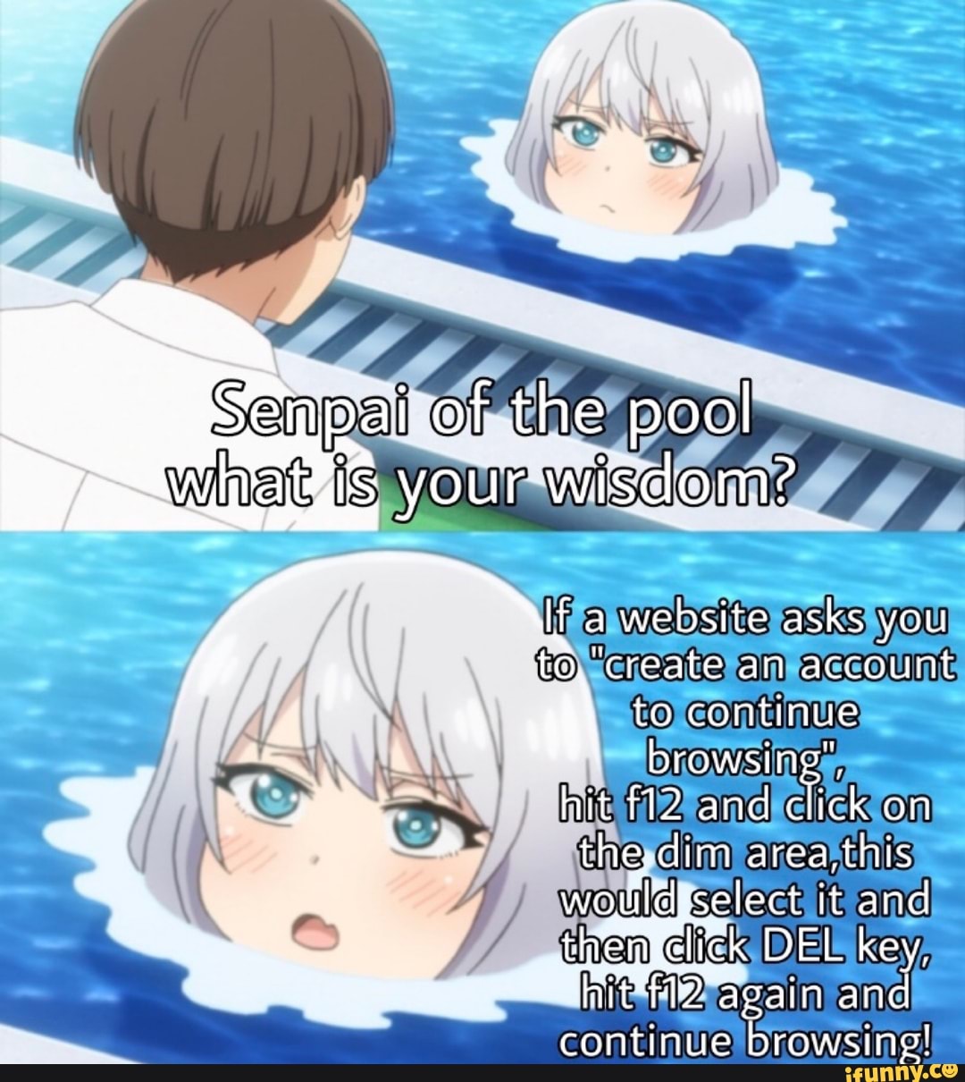 Apai of the pool what iis your wisdom? Ke a website "create an asks you ...