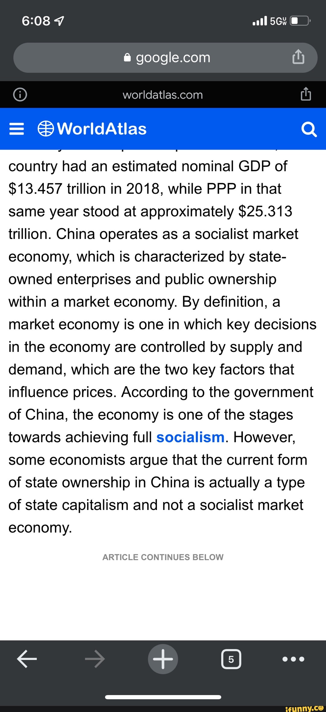 = @WWorldAtlas country had an estimated nominal GDP of $13.457 trillion in 2018, while PPP in ...