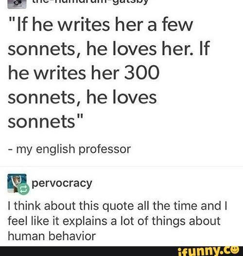 Sonnets memes. Best Collection of funny Sonnets pictures on iFunny