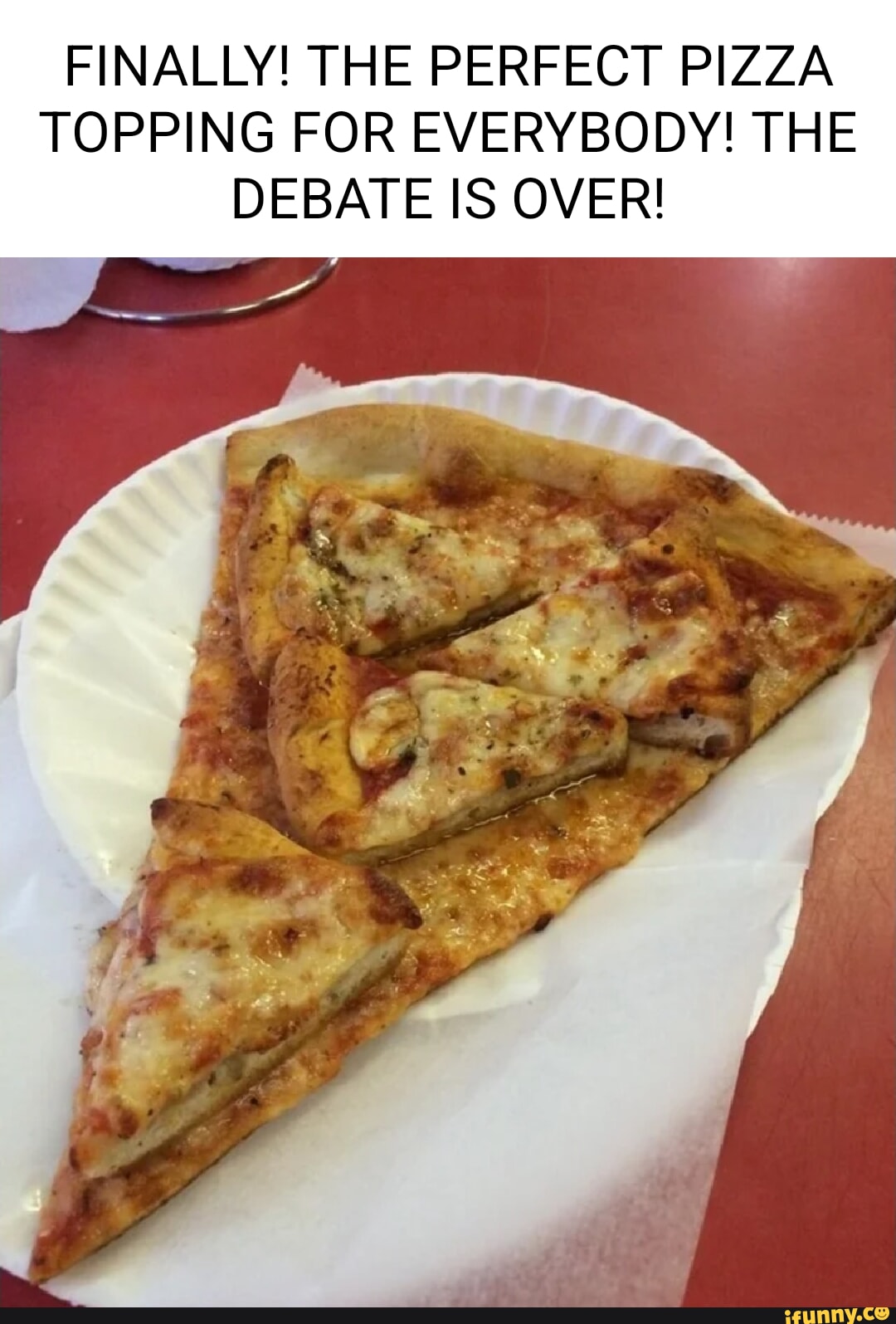 FINALLY! THE PERFECT PIZZA TOPPING FOR EVERYBODY! THE DEBATE IS OVER ...