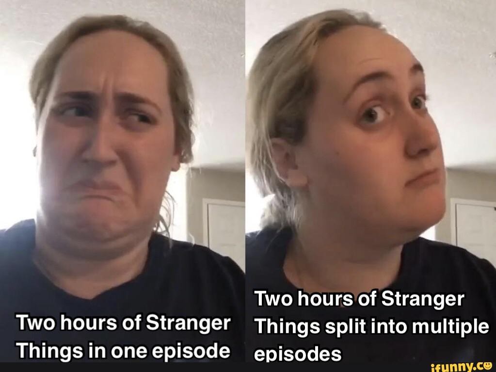 Two hours of Stranger Two hours of Stranger Things split into multiple ...