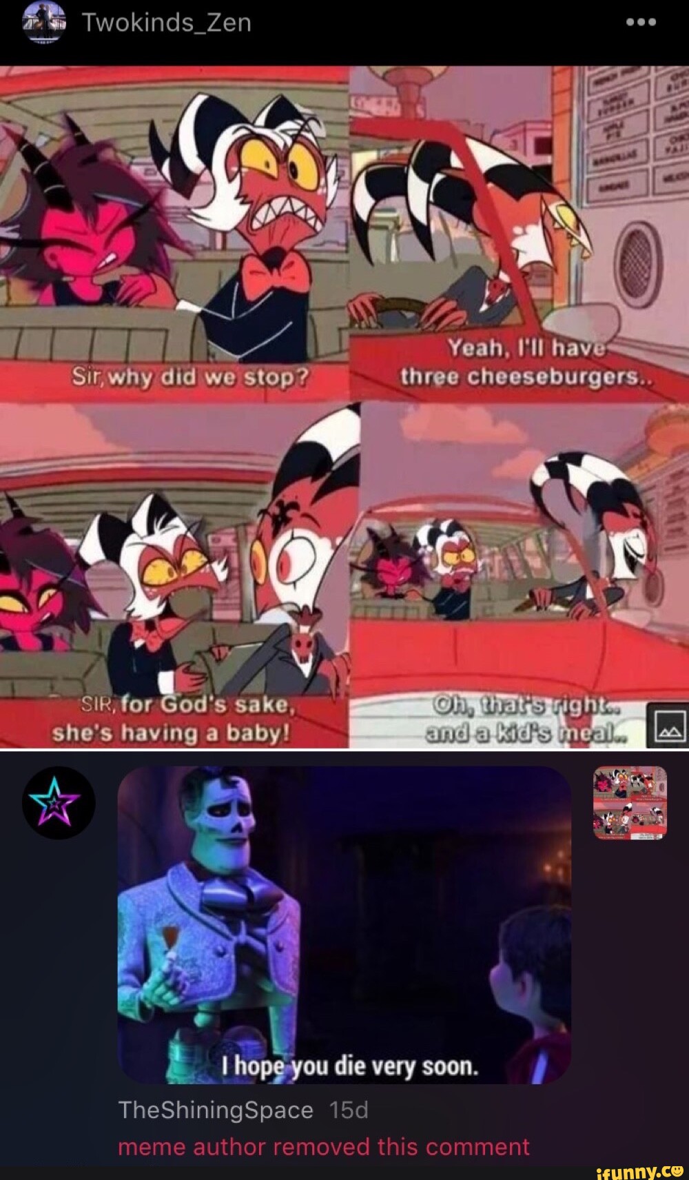 Twokinds_Zen Sir why did we three cheeseburgers.. \ 4 Sik) for sake ...