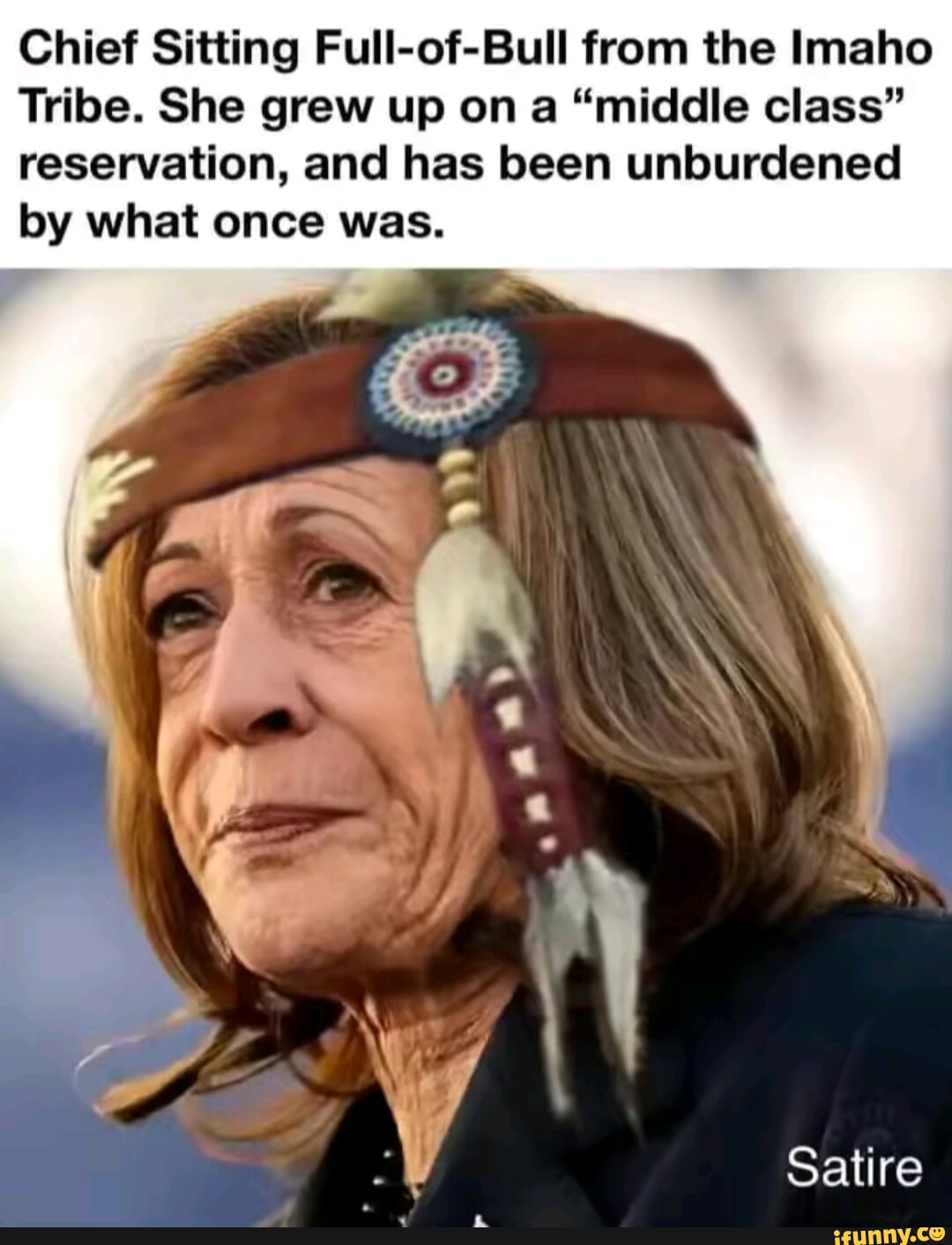 Chief Sitting Full-of-Bull from the Imaho Tribe. She grew up on a ...