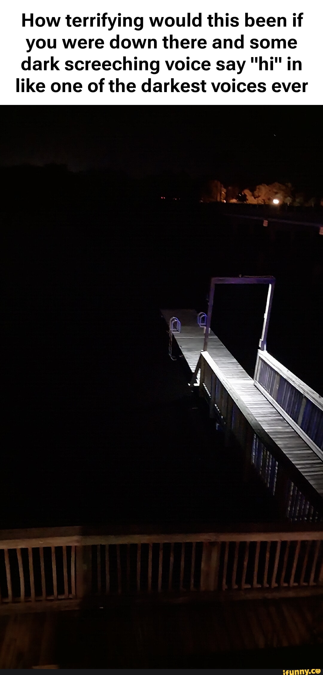 How terrifying would this been if you were down there and some dark ...