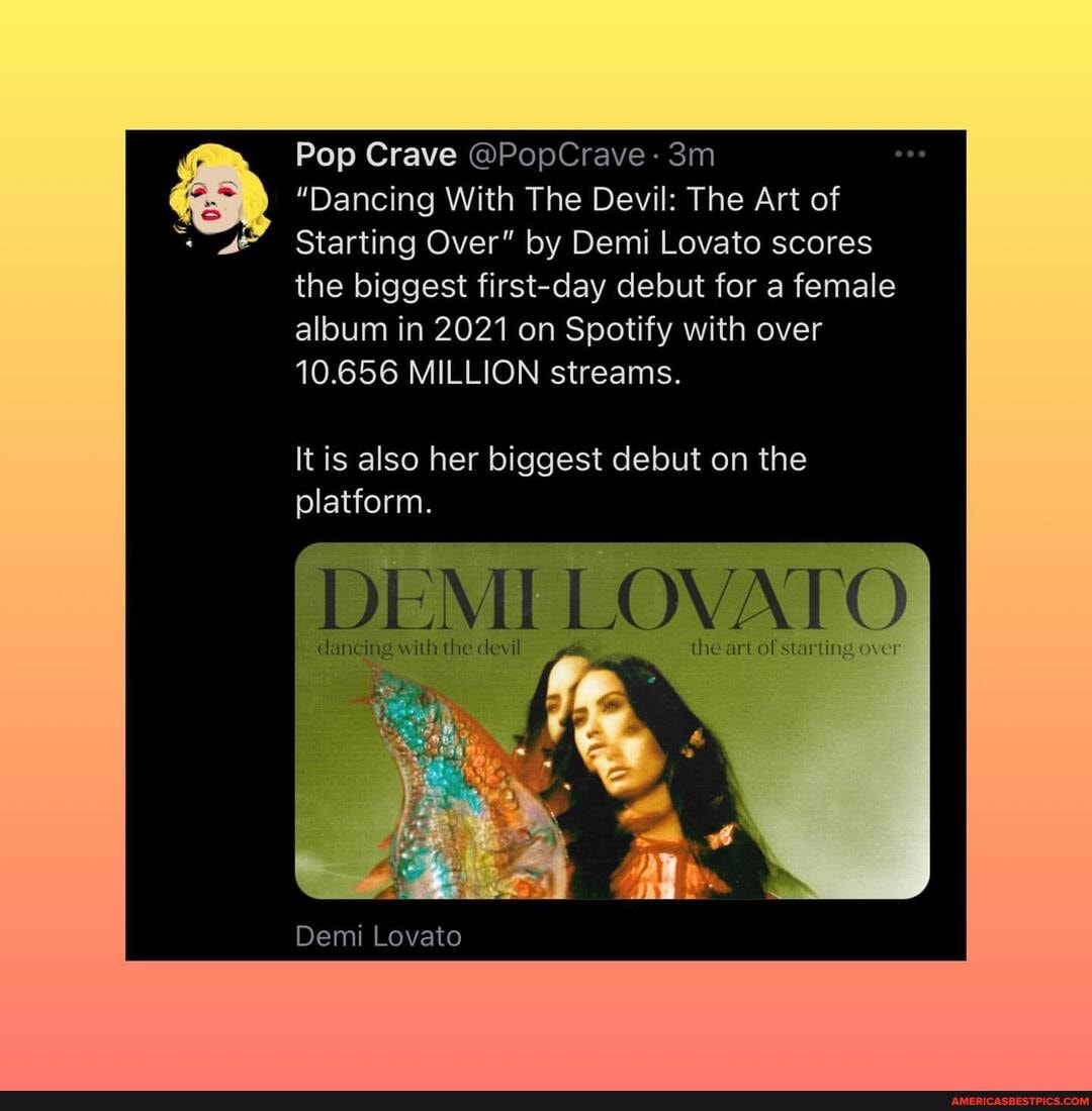 Pop Crave @PopCrave: "Dancing With The Devil: The Art of Starting Over ...