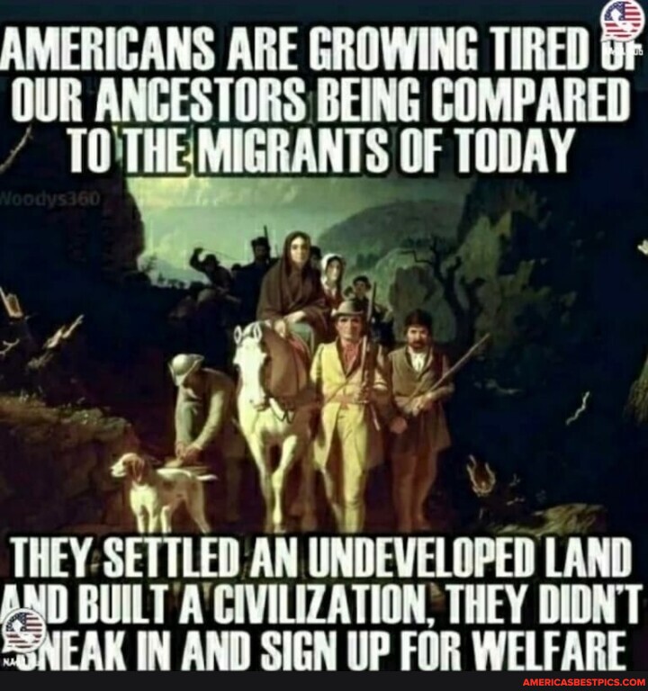 AMERIGANS ARE GROWING TIRED OUR ANCESTORS BEING COMPARED TO'THE ...